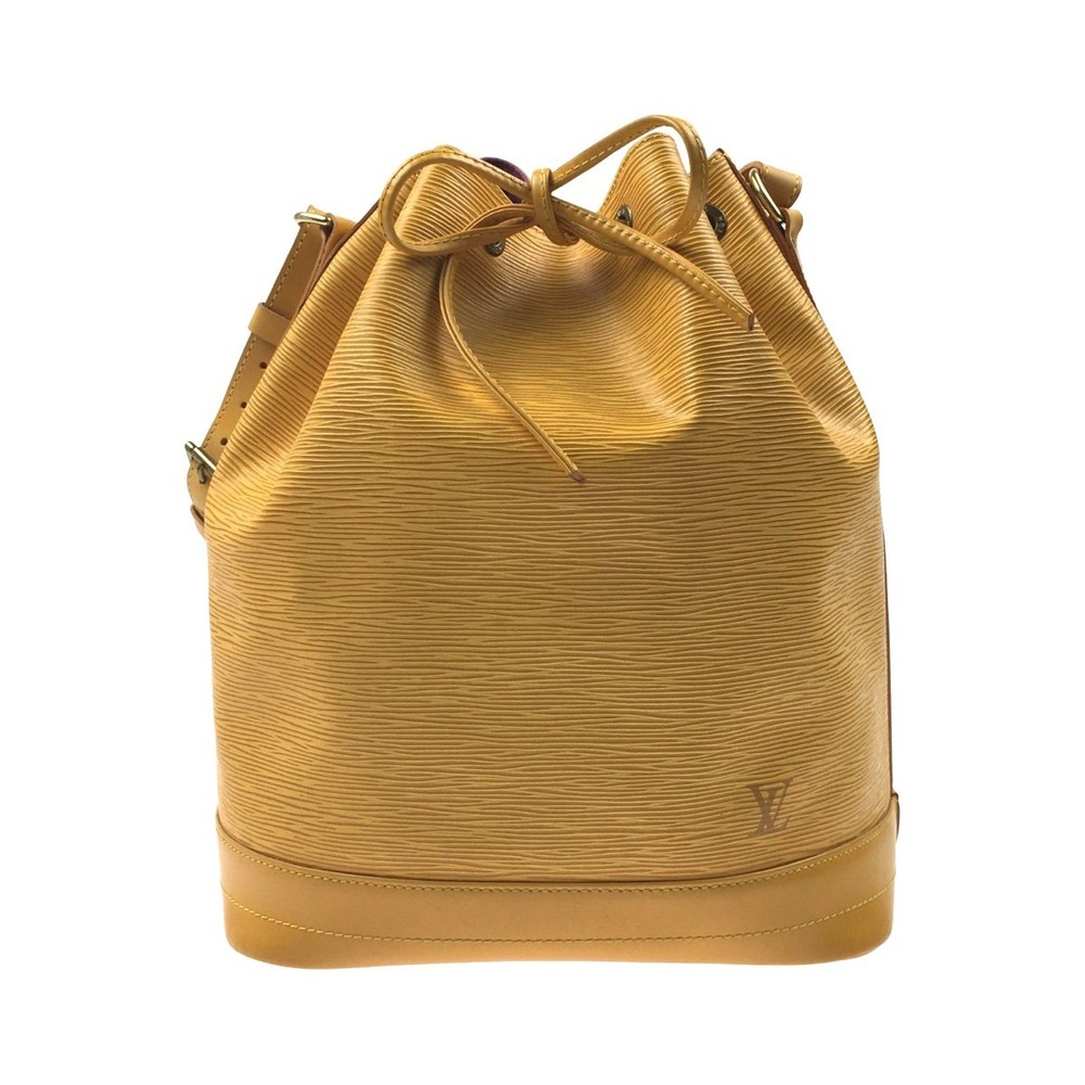 Louis Vuitton Drawstring Shoulder Bag Epi Noe Yellow - Gem